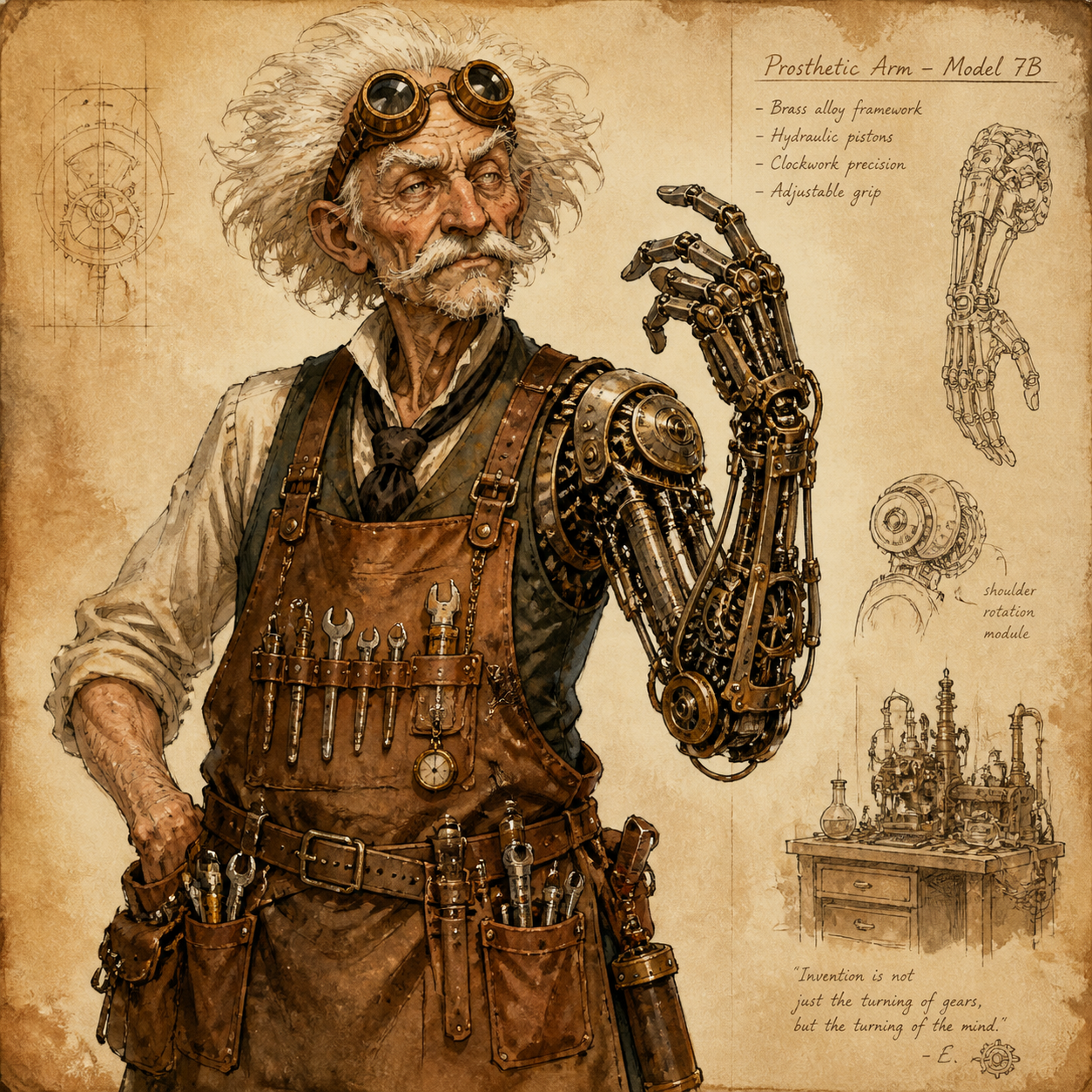 Steampunk Inventor — GPT Image 2 Prompt | Image2